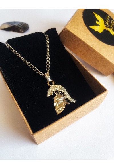 Ubuh Shop Erkek Miğfer Figürlü Klipsli Zincir Kolye 300 Spartalı Spartan Ağırsağlam Ubuh Shop Erkek Miğfer Figürlü Klipsli Zincir Kolye 300 Spartalı Spartan Ağırsağlam