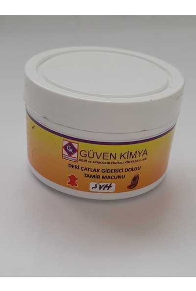 Güven Kimya Deri Çatlak Giderici Dolgu Tamir Macunu Güven Kimya Deri Çatlak Giderici Dolgu Tamir Macunu