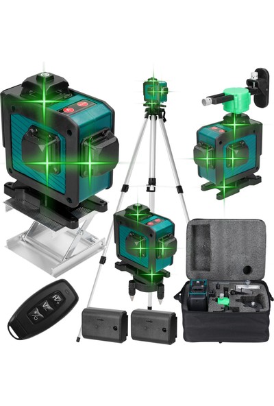 KKmoon Çok İşlevli 16 Çizgili Lazer Seviyesi 3° Kendinden (Yurt Dışından) KKmoon Çok İşlevli 16 Çizgili Lazer Seviyesi 3° Kendinden (Yurt Dışından)