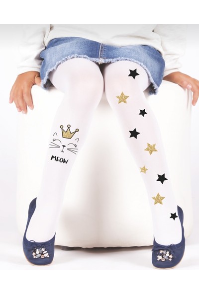 Daymod Meow Çocuk Külotlu Çorap
