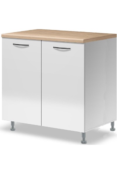 Visas Concept 80 cm Elif Hazır Mutfak Dolabı Alt ve Üst Modül