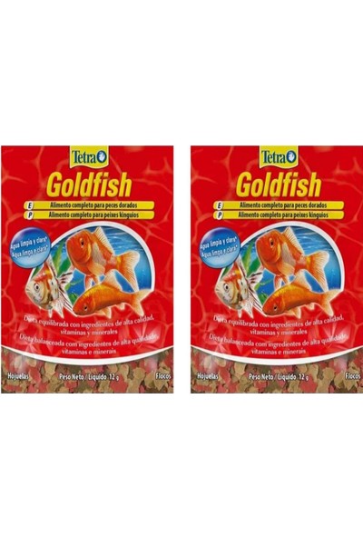 Tetra Goldfish Japon Balığı Pul Yemi 12 gr 2 Adet Tetra Goldfish Japon Balığı Pul Yemi 12 gr 2 Adet