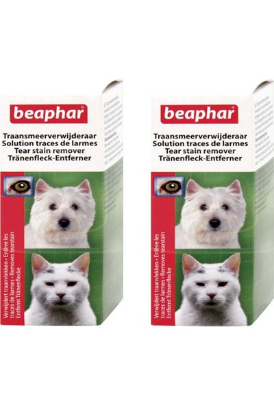 Beaphar Kedi ve Köpek Göz Yaşı Lekesi Temizleme Losyonu 50 ml 2 Adet Beaphar Kedi ve Köpek Göz Yaşı Lekesi Temizleme Losyonu 50 ml 2 Adet
