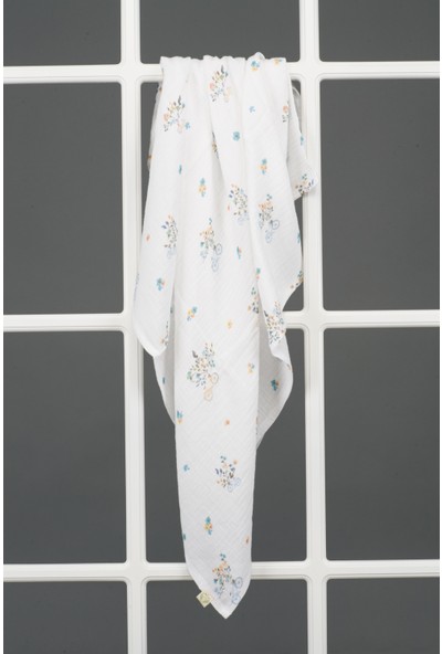 Mayu Baby Collection Müslin Bebek Battaniyesi 2 Katlı Pamuk Çok Amaçlı Örtü Mayu Baby Collection Müslin Bebek Battaniyesi 2 Katlı Pamuk Çok Amaçlı Örtü