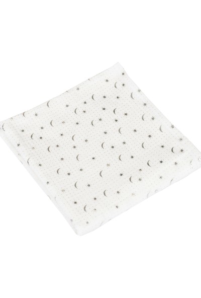 Mayu Baby Collection Müslin Bebek Battaniyesi 3D Varak Yaldızlı Pamuk Çok Amaçlı Örtü Mayu Baby Collection Müslin Bebek Battaniyesi 3D Varak Yaldızlı Pamuk Çok Amaçlı Örtü