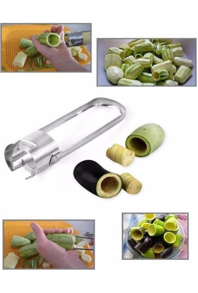 Züka Kabak Patlıcan Oyacağı Pratik Dolma Oyucu Züka Kabak Patlıcan Oyacağı Pratik Dolma Oyucu