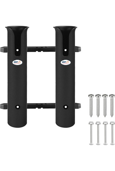 Best Matel Taşınabilir Olta Raf Çubuk Tutucular 2 Tüplü Abs Plastik (Yurt Dışından)