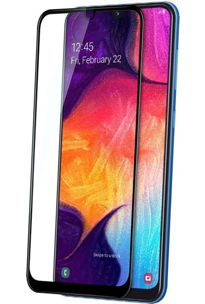 Miscase Samsung Galaxy A70 9d Full Cam Kavisli Ekran Koruyucu