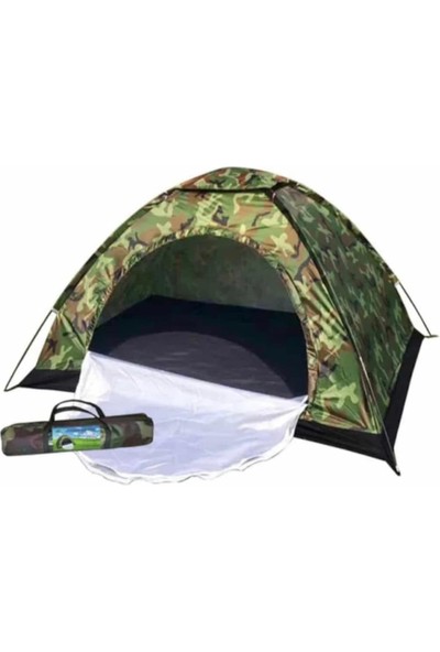 BSSM 4 Kişilik Kamuflaj Desenli Kolay Kurulumlu Kamp Çadırı BSSM 4 Kişilik Kamuflaj Desenli Kolay Kurulumlu Kamp Çadırı
