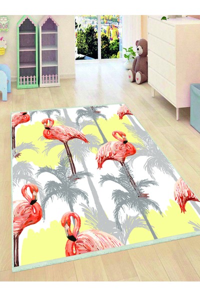 Sihirli Halı Çocuk Halısı Premium Bambu Kalite Kaymaz Taban Makinede Yıkanabilir Genç Odası Halısı
