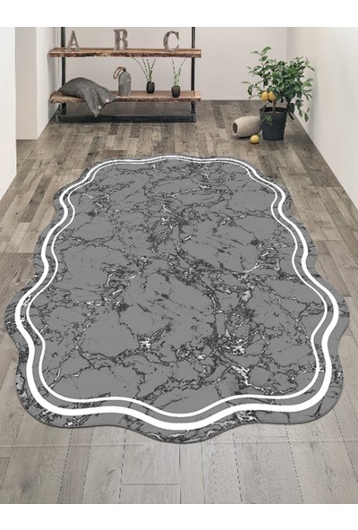 Sihirli Halı Özel Tasarım Bambu Premium Kalite Makinede Yıkanabilir Dijital Baskı Lazer Kesim Halı