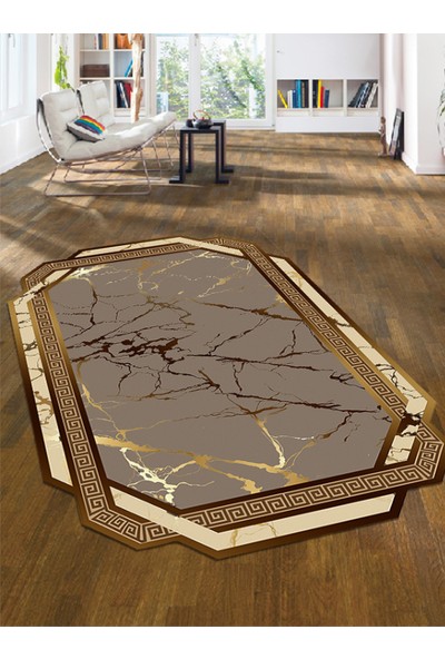 Sihirli Halı Özel Tasarım Bambu Premium Kalite Makinede Yıkanabilir Dijital Baskı Lazer Kesim Halı