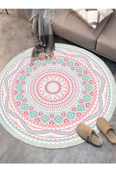 Sihirli Halı Özel Üretim Bambu Premium Kalite Dekoratif Dijital Baskı Kaymaz Taban Yuvarlak Halı Sihirli Halı Özel Üretim Bambu Premium Kalite Dekoratif Dijital Baskı Kaymaz Taban Yuvarlak Halı