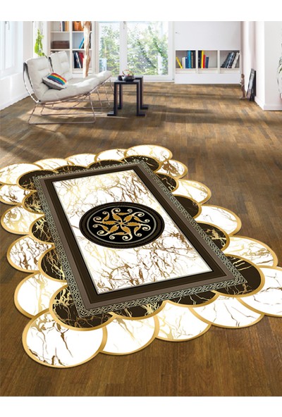 Sihirli Halı Özel Tasarım Bambu Premium Kalite Makinede Yıkanabilir Dijital Baskı Lazer Kesim Halı