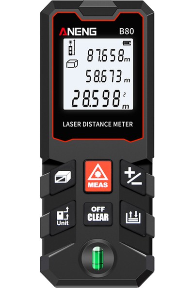Aneng 80m Lazer Ölçümü LCD Dijital Lazer Mesafe Ölçer (Yurt Dışından) Aneng 80m Lazer Ölçümü LCD Dijital Lazer Mesafe Ölçer (Yurt Dışından)