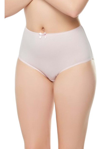 Belinay Kadın 4'lü Desenli Pamuk Yüksek Bel Bato Külot 0282 | Kiraz Çiçeği