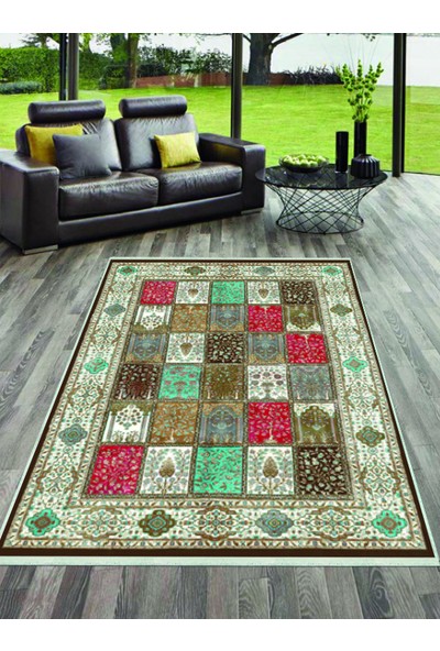 Sihirli Halı Özel Üretim Makinede Yıkanabilir Deri Taban Karışık Renkli Dijital Baskı Salon Halısı