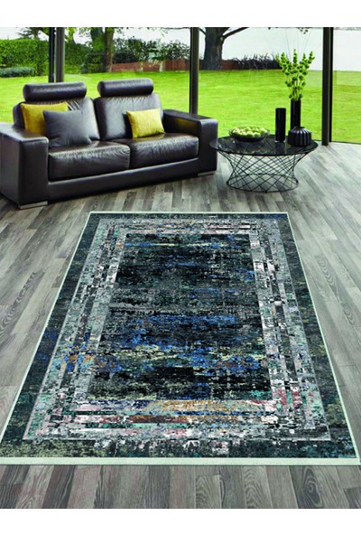 Sihirli Halı Özel Üretim Makinede Yıkanabilir Deri Taban Karışık Renkli Dijital Baskı Salon Halısı
