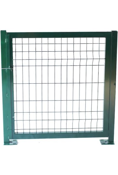 Apamall Tek Açılır Bahçe Kapısı Panel Çit (Yükseklik:1.2mxgenişlik:1m) (Yeşil)