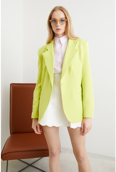 Miostil Palazzo Ceket-Neoan Sarı Miostil Palazzo Ceket-Neoan Sarı