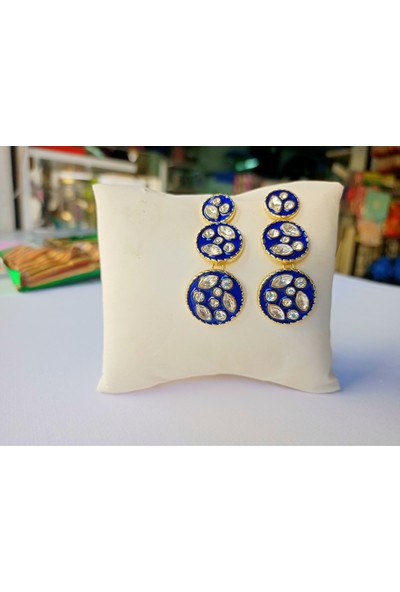 Küppeli Sallanan Uzun Küpe