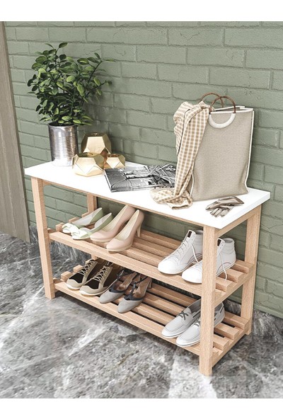Brady Mobilya Avar Katlı Ahşap Ayakkabılık Brady Mobilya Avar Katlı Ahşap Ayakkabılık