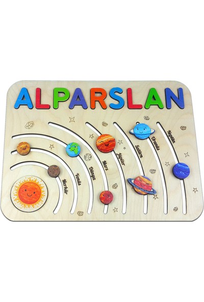 Tasarı Mekanı Kişiye Özel Hareketli Güneş Sistemi Çocuk Puzzle Yapbozu Tasarı Mekanı Kişiye Özel Hareketli Güneş Sistemi Çocuk Puzzle Yapbozu