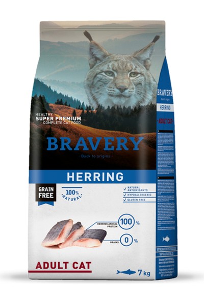 Bravery Ringa Balıklı Yetişkin Kedi Maması 2 kg