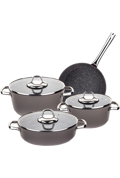 Aryıldız T/t Loft Granit Vizon Tencere Set 7 Parça Aryıldız T/t Loft Granit Vizon Tencere Set 7 Parça