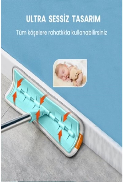 Hansel Bükülür Yumuşak Silikon Mop / Duvar Tavan Köşe Yer Silme Paspas Hansel Bükülür Yumuşak Silikon Mop / Duvar Tavan Köşe Yer Silme Paspas