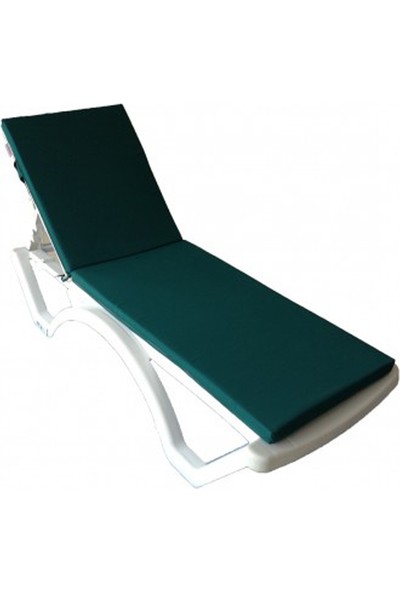 Şezlong Minderi Lüks Su Geçirmez Kumaş Fermuarlı Haki Yeşil