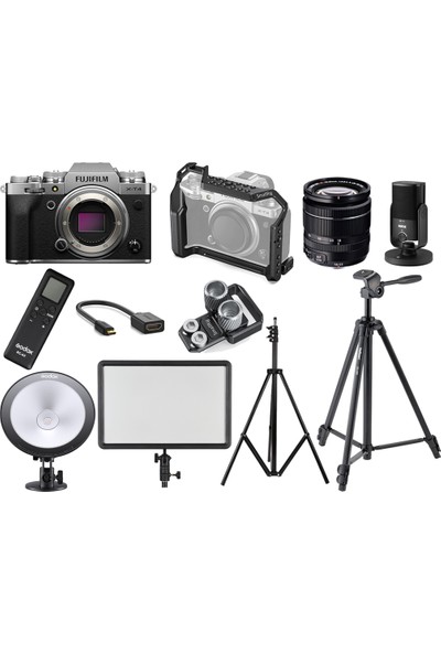X-T4 Gümüş + XF18-55MM Yayıncı Semi-Pro Kit Iı X-T4 Gümüş + XF18-55MM Yayıncı Semi-Pro Kit Iı