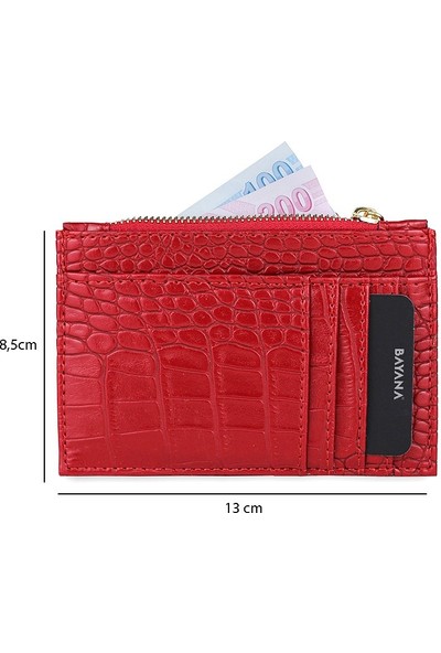 Bayana Kırmızı Kadın Kibar Kartlık