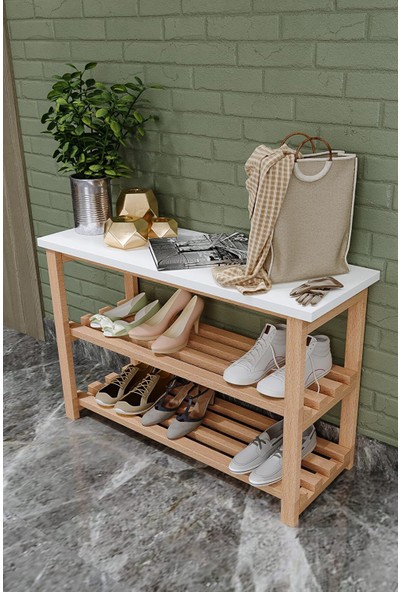 Fadymo Avar Katlı Ahşap Ayakkabılık Fadymo Avar Katlı Ahşap Ayakkabılık