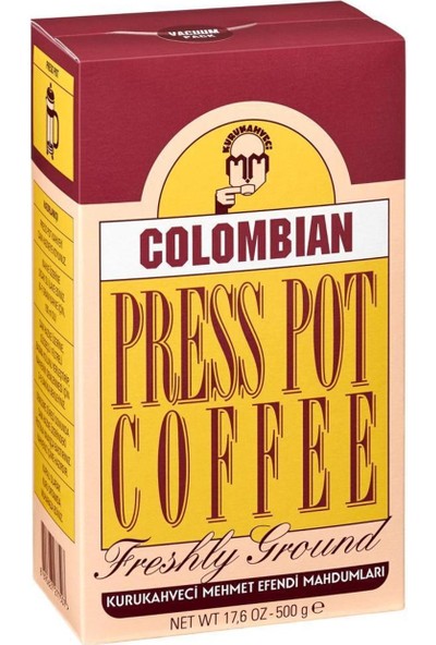 Mehmet Efendi Kurukahveci Mehmet Efendi Colombian Filtre Kahve Öğütülmüş 500 gr