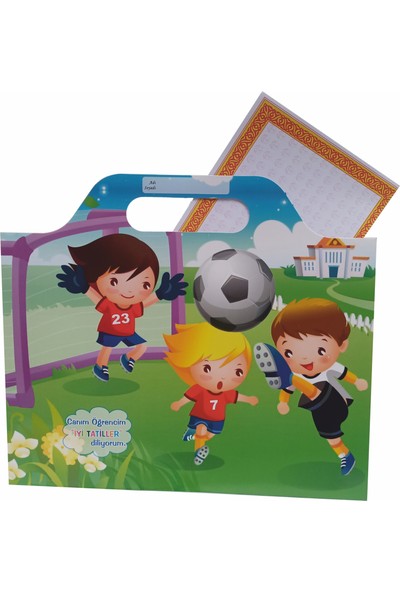 Elux Çanta Karne Kabı Kılıfı 1 Adet (Futbol)