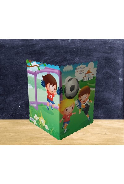 Elux Klasik Karne Kabı Kılıfı Özel Kesim 1 Adet (Futbol)