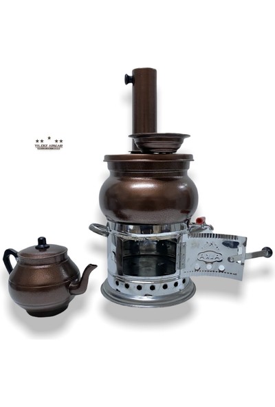 Yıldız Kamp Ve Piknik Semaveri Odun Kömürlü Yıldız Kamp Ve Piknik Semaveri Odun Kömürlü