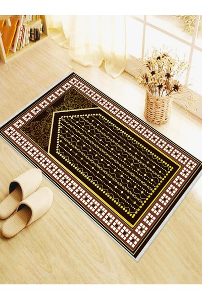 Sihirli Halı Antibakteriyel Dijital Baskı Lüks Tasarım Namaz Seccadesi Sihirli Halı Antibakteriyel Dijital Baskı Lüks Tasarım Namaz Seccadesi