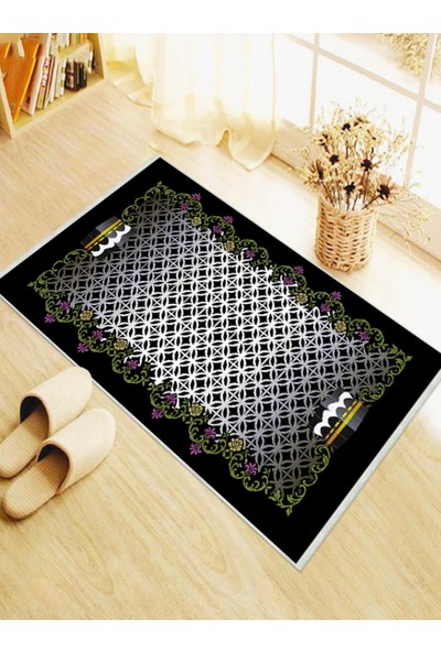 Sihirli Halı Antibakteriyel Dijital Baskı Lüks Tasarım Namaz Seccadesi