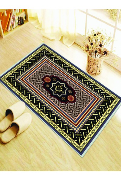 Sihirli Halı Özel Üretim Premium Kalite Deri Taban Lüks Tasarım Namaz Seccadesi