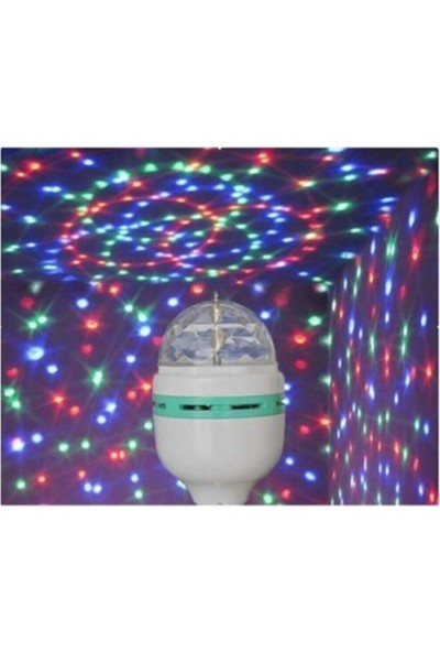Rucas Renkli Disko Ampulü Lambası Tasarruflu LED Ampul Rucas Renkli Disko Ampulü Lambası Tasarruflu LED Ampul