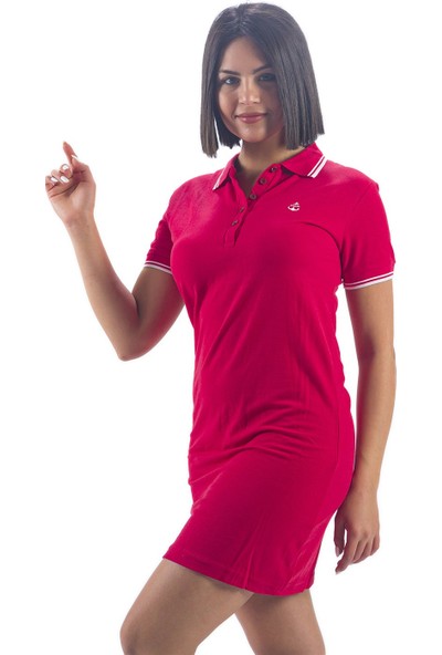 Silversun Kadın Kırmızı Polo Yakalı Düğmeli Elbise-Keh 61808858 | Silversun Silversun Kadın Kırmızı Polo Yakalı Düğmeli Elbise-Keh 61808858 | Silversun