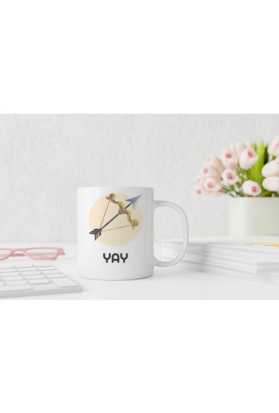 İmpivo Yay Burçları İçin Seramik Kupa