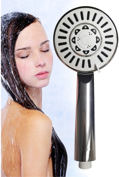 Uniquem Mergen Duş Başlığı Jumbo Mafsal ve Spiral Duş Hortumu Uniquem Mergen Duş Başlığı Jumbo Mafsal ve Spiral Duş Hortumu