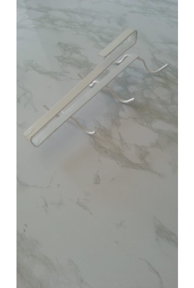 Evefix Raf Altı 6'lı Fincan Bardak Kupa Askısı Beyaz Evefix Raf Altı 6'lı Fincan Bardak Kupa Askısı Beyaz