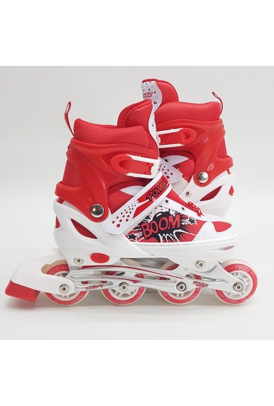 Kelebek Oyuncak 2in1 Ayarlanabilir Işıklı Kırmızı Paten (34-37) Kelebek Oyuncak 2in1 Ayarlanabilir Işıklı Kırmızı Paten (34-37)