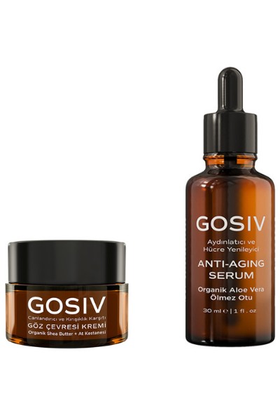 Gosıv Serum ve Göz Çevresi Kremi 2'li Cilt Bakım Seti