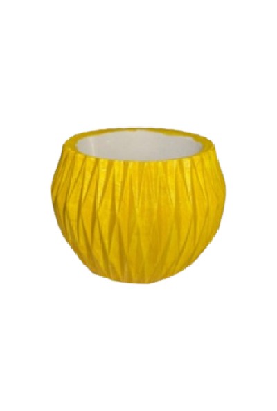 Esinti Design House Oval Yaldızlı Sukulent Kaktüs Saksı