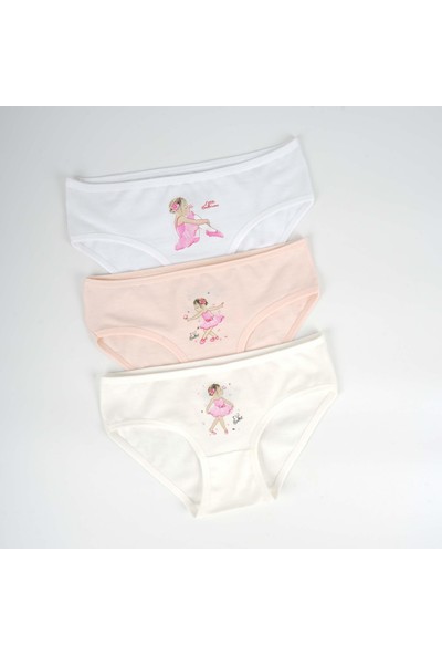 Katamino Rava 3'lü Kız Çocuk Slip Set